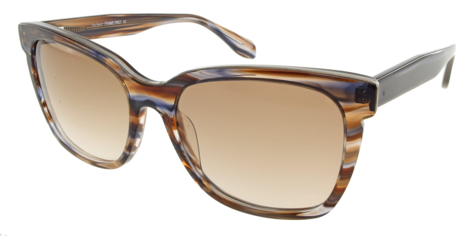 MONICA polished black sunglasses - LuxGiftsnGoods.com